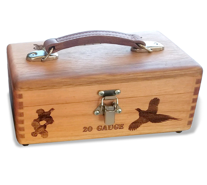 In-Stock Exotic Wood Shotgun Shell Boxes: African Sporting Creations