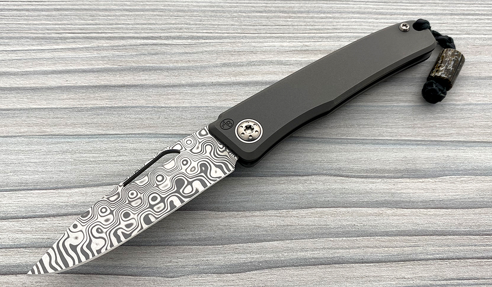 Rinkhals Damasteel Rose in Titanium: African Sporting Creations