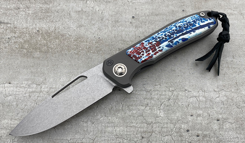 Stonewashed imambaⓇ Flipper in Red/Blue Kudu: African Sporting Creations