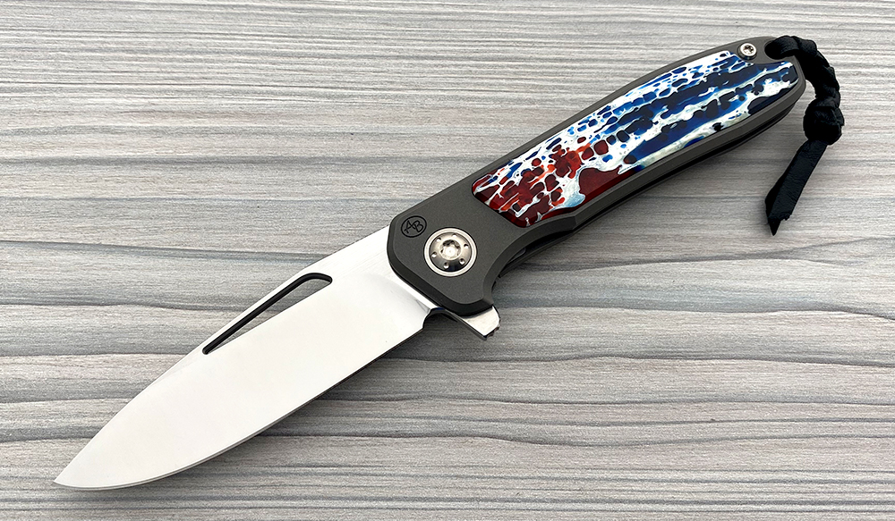 imambaⓇ Mirror Flipper in Red, White & Blue Kudu Bone: African Sporting ...