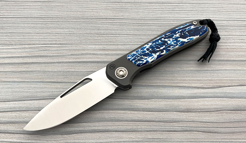 imambaⓇ Mirror Delete in Blue Kudu Bone: African Sporting Creations