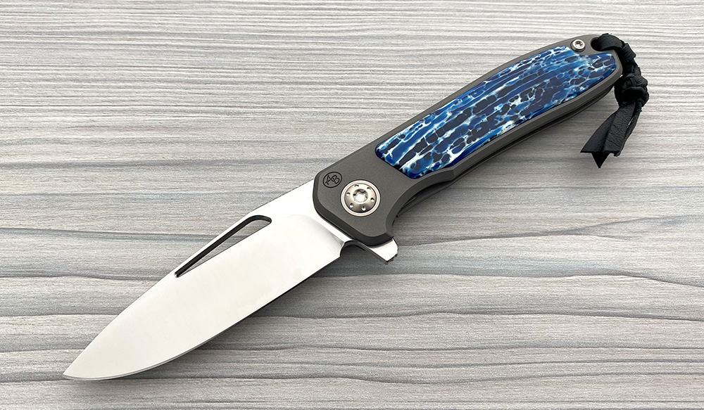 imambaⓇ Mirror Flipper in Blue Kudu Bone: African Sporting Creations