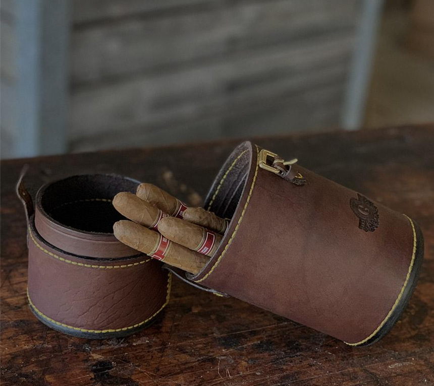 Els Circular Cigar Humidor: African Sporting Creations
